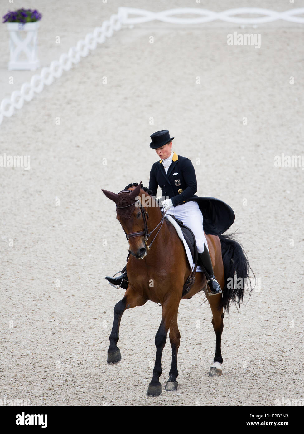 Aachen, Germany. 31st May, 2015. The German rider Isabell Werth rides ...