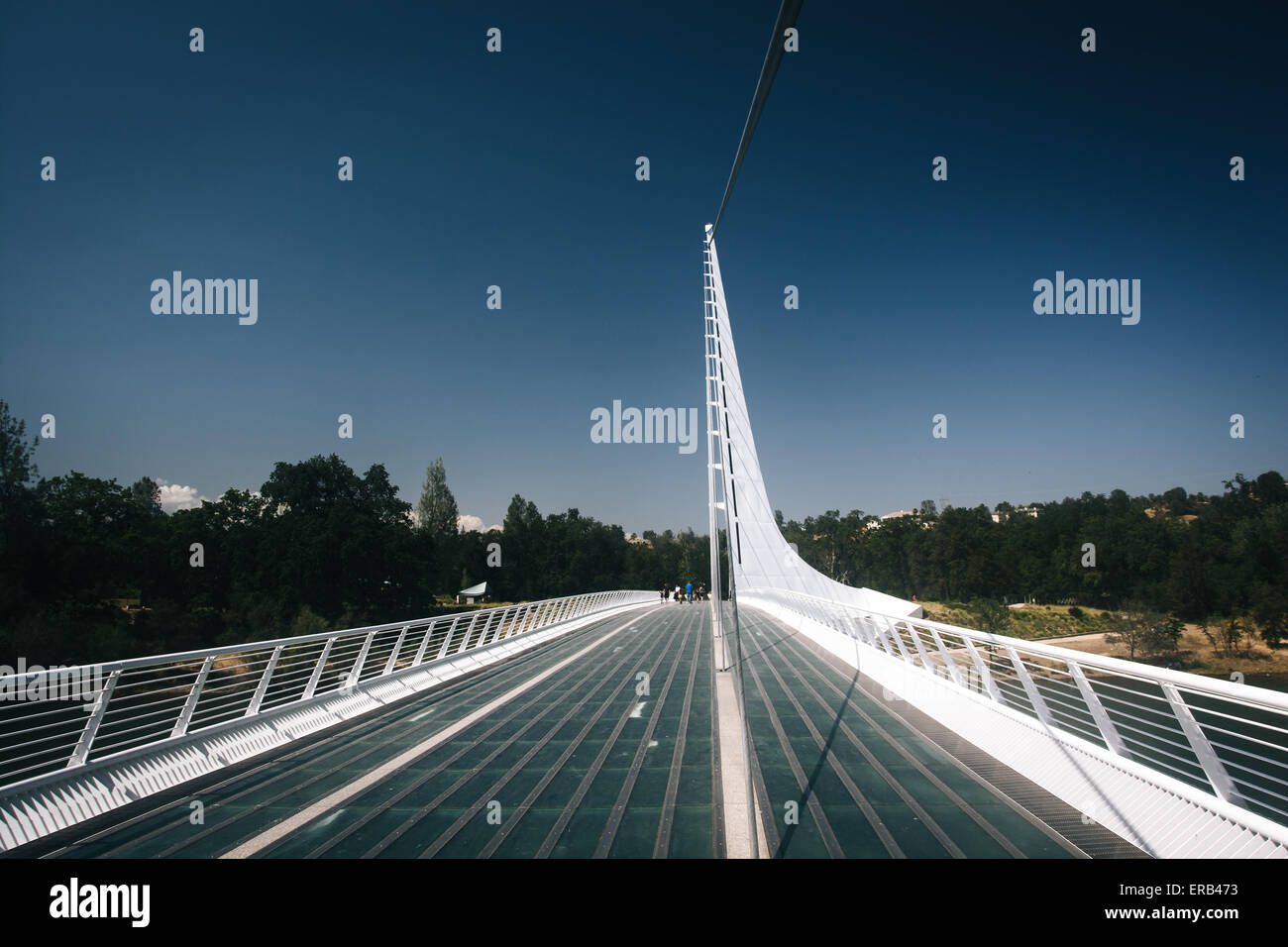 Sundial bridge in redding california hi-res stock photography and ...