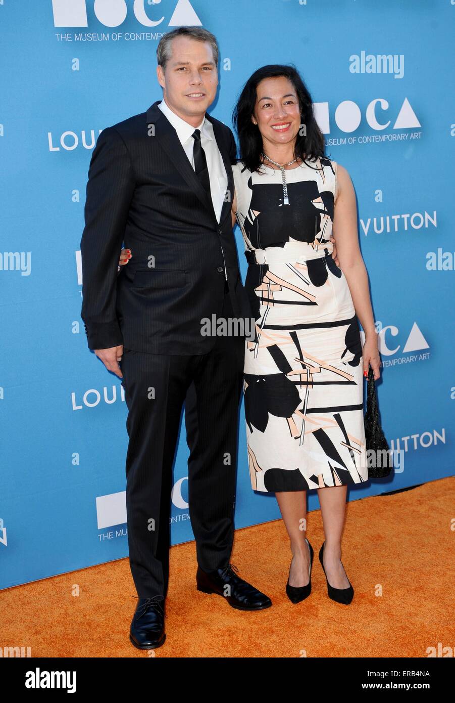 Los Angeles, California, USA. 30th May, 2015. Shepard Fairey & wife ...