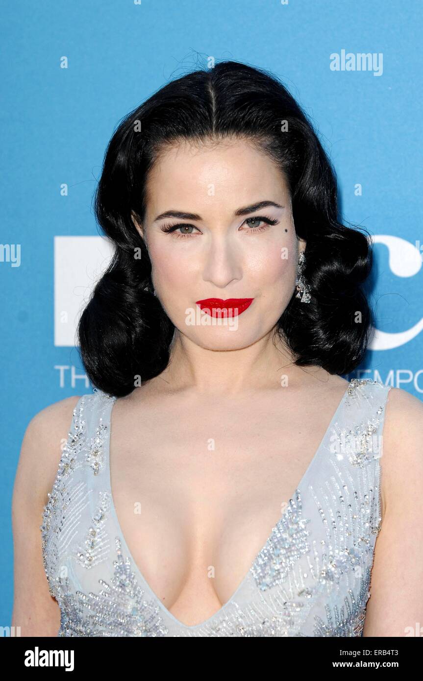 Los Angeles, California, USA. 30th May, 2015. Dita Von Teese Museum of Contemporary Art Los ...