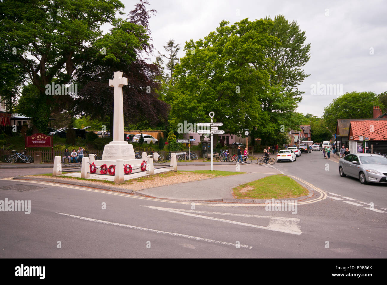Burley village hi-res stock photography and images - Alamy