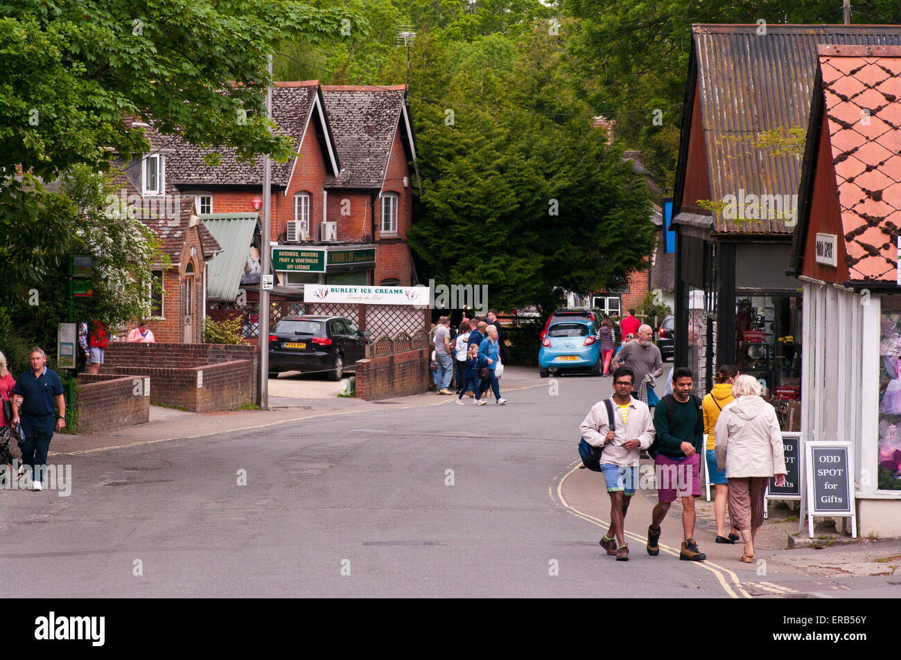 Burley village hi-res stock photography and images - Alamy
