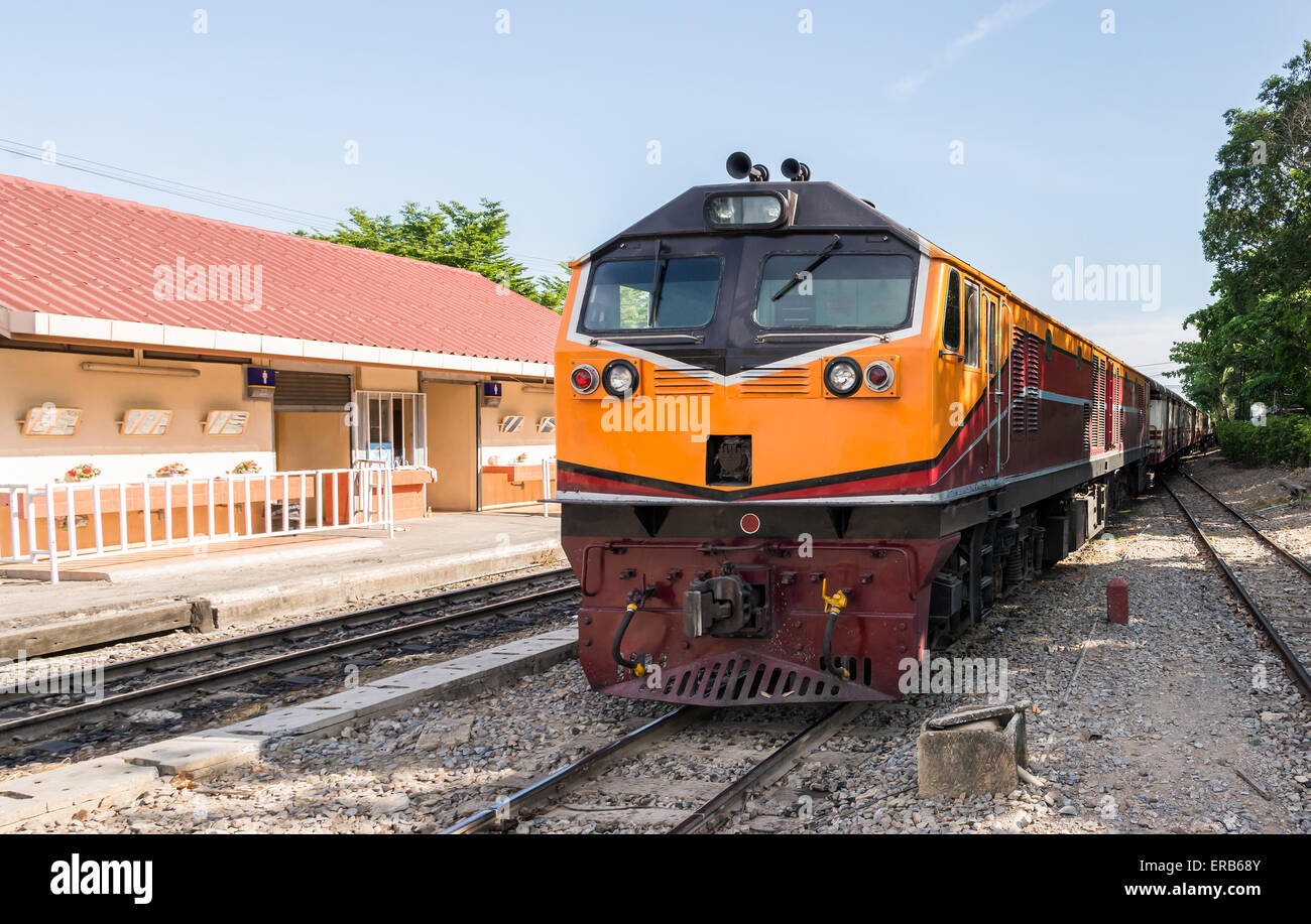 Diesel locomotive and wagon hi-res stock photography and images - Alamy