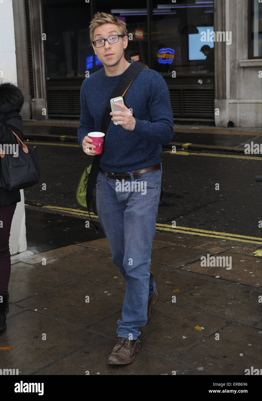 Russell Howard seen out and about in London Featuring: Russell Howard ...