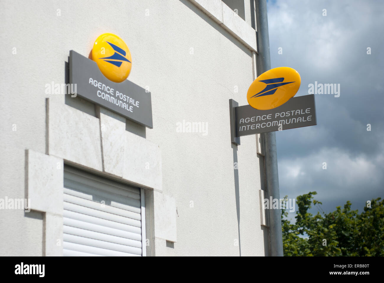 French post office Stock Photo - Alamy