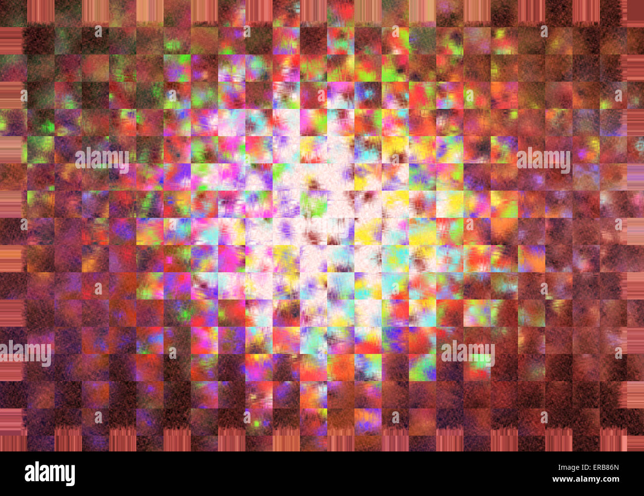 abstract multicolor texture background with digital wave Stock Photo ...