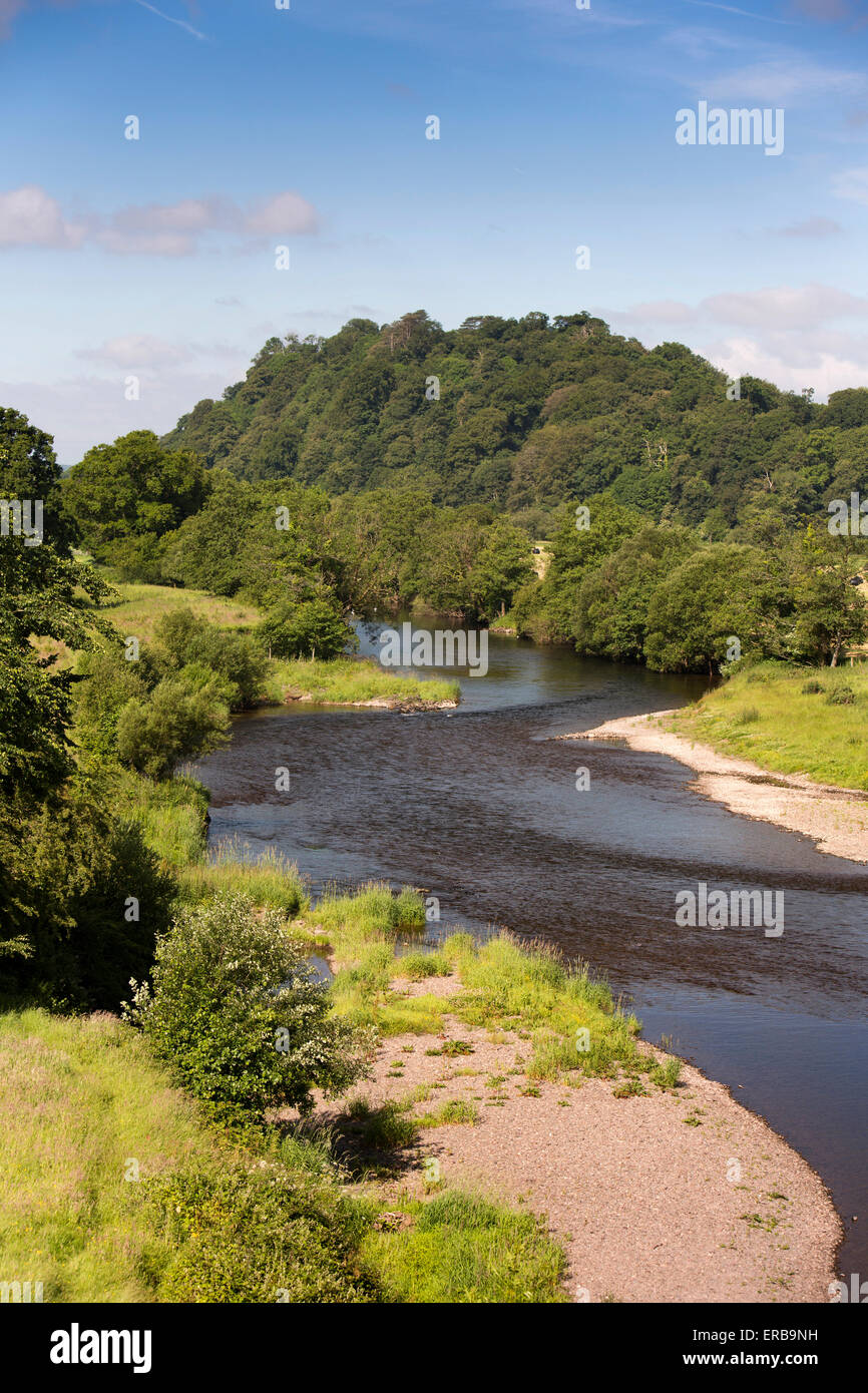 Wales, Carmarthenshire, Llandeilo, Afon Tywi, River Towy Stock Photo ...