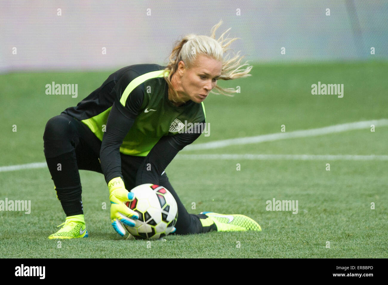 May 30, 2015: USA Women's National Team goalkeeper Ashlyn Harris (18 ...