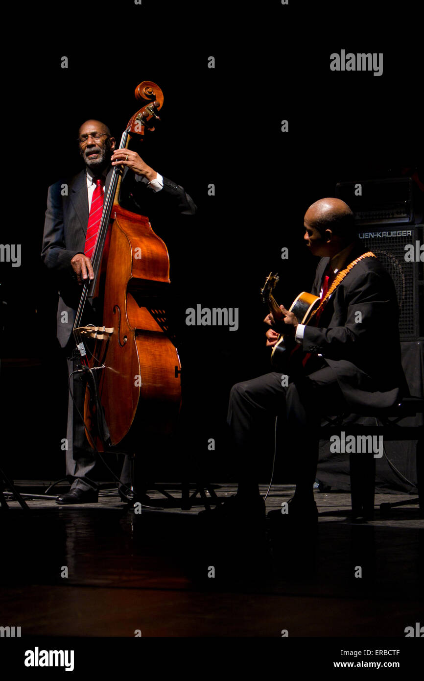 Double bass player bassist jazz hi-res stock photography and images - Alamy