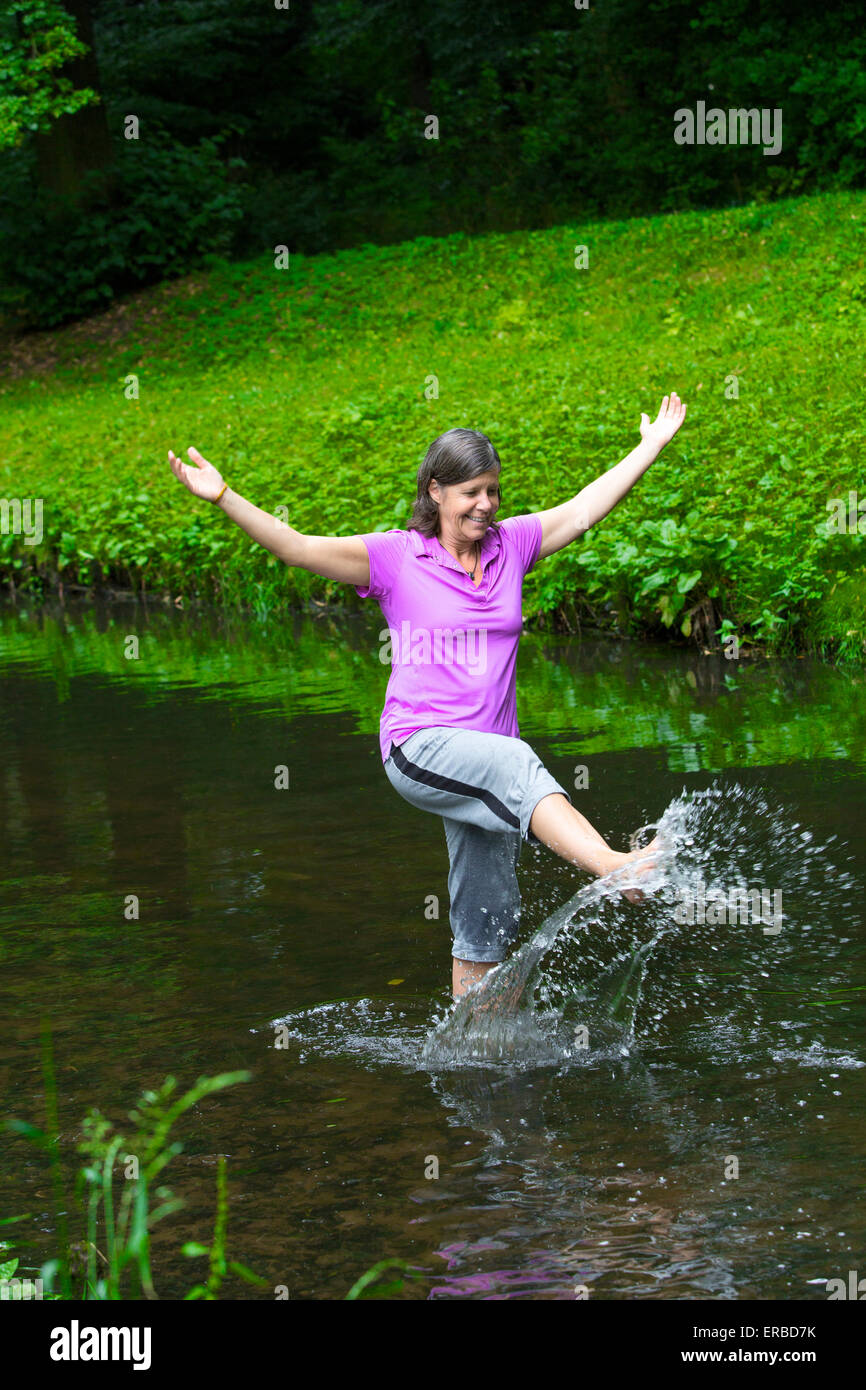 Wet woman and river hi-res stock photography and images - Alamy