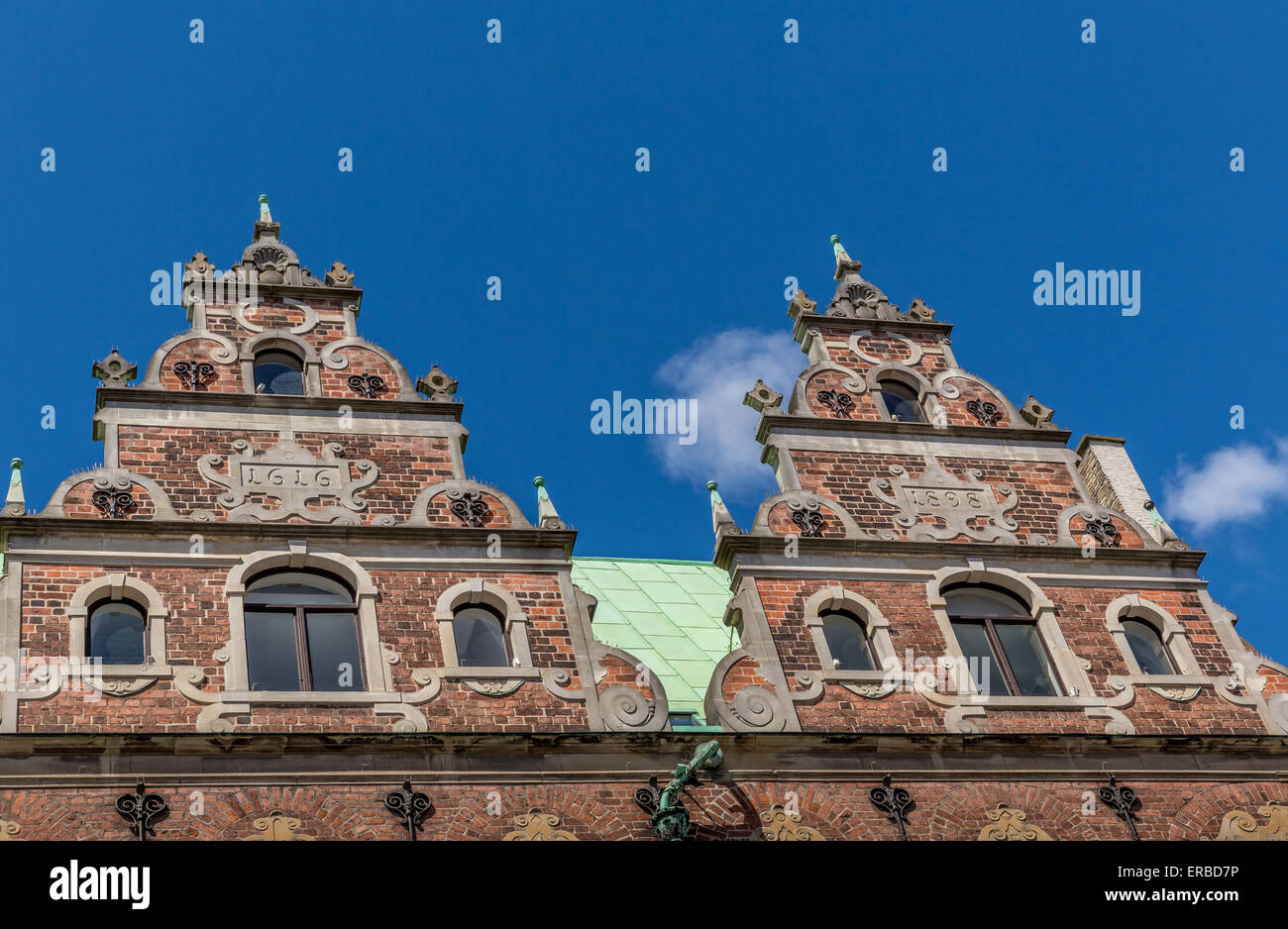 Details from the old stock exchange, Børsen, Copenhagen, Denmark Stock ...