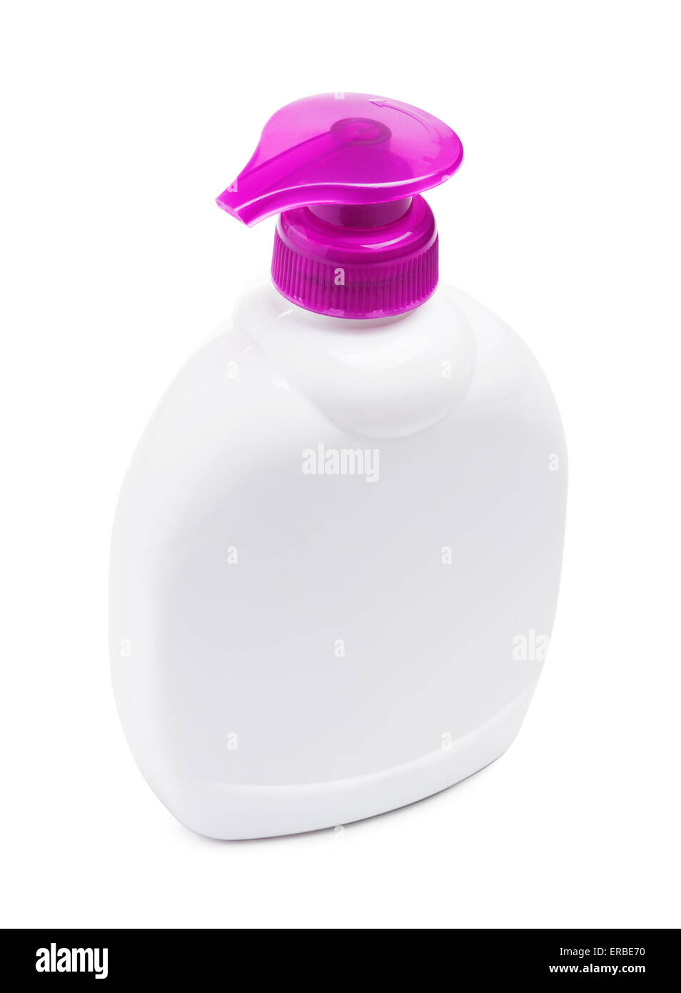 plastic bottle of liquid soap, isolated on white Stock Photo - Alamy
