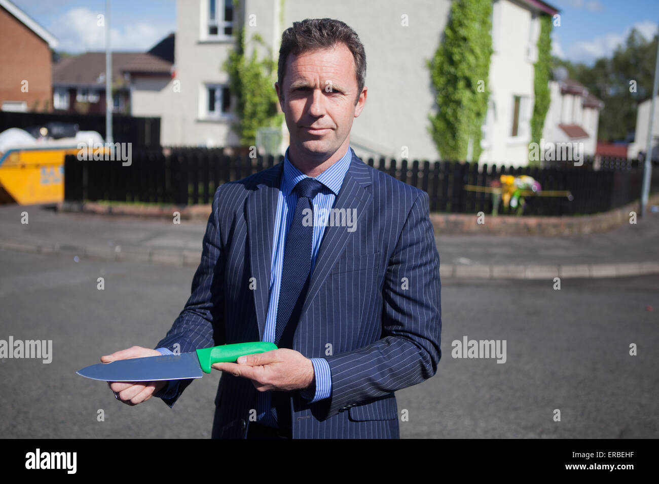 Belfast, UK. 31st May, 2015. Detective Chief Inspector John McVea from ...