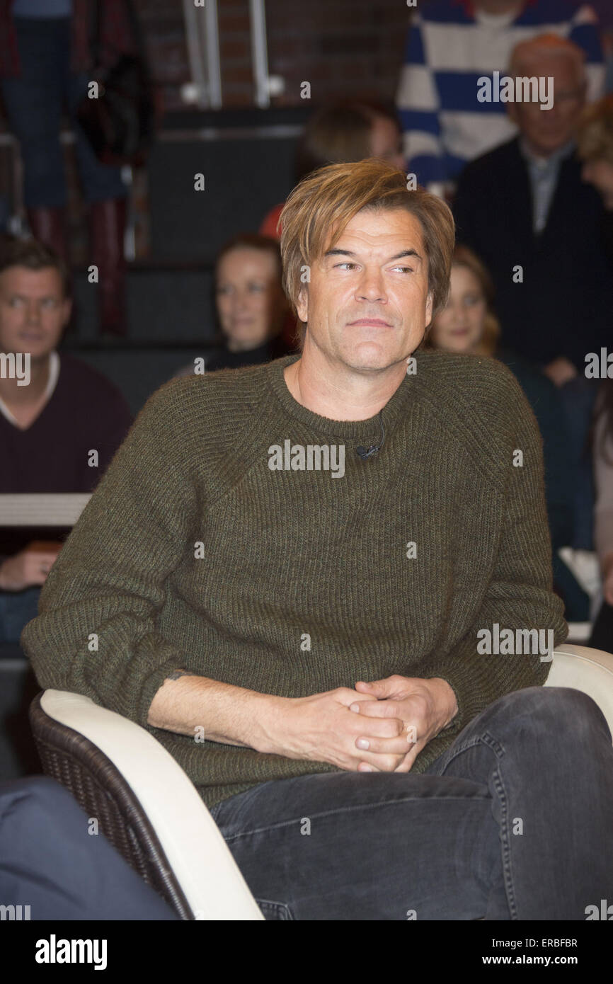 German ZDF TV talkshow Markus Lanz at Fernsehmacher-Studio Featuring ...