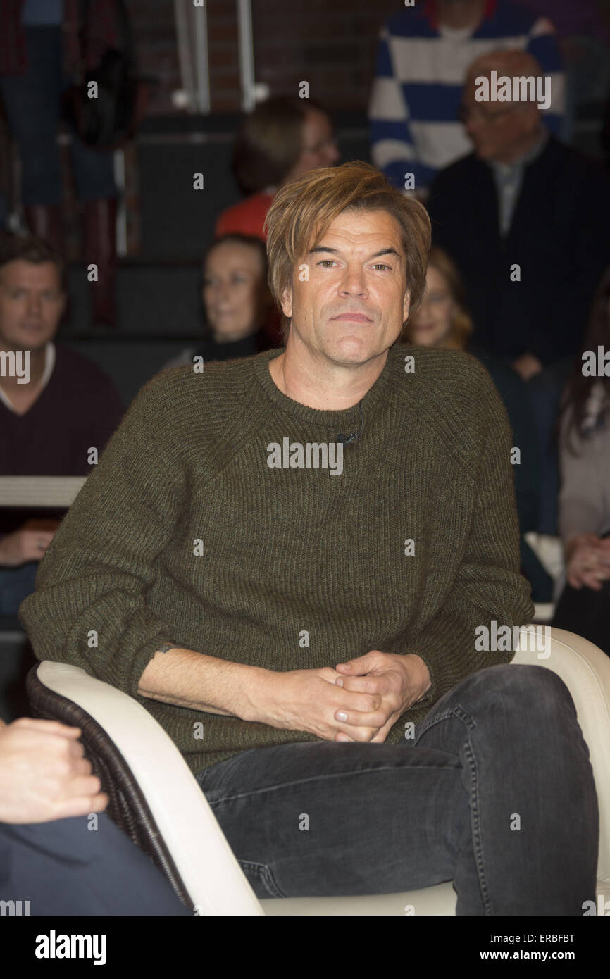 German ZDF TV talkshow Markus Lanz at Fernsehmacher-Studio Featuring ...