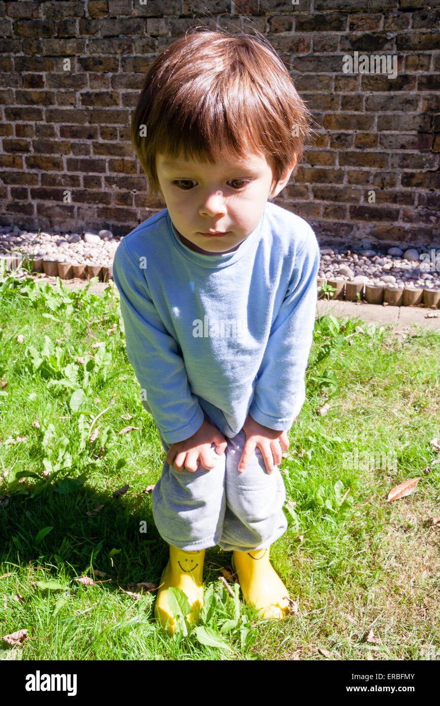 3 Year Old Boy Standing