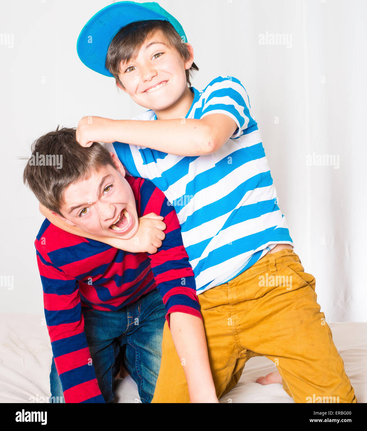 Angry boy bed hi-res stock photography and images - Alamy