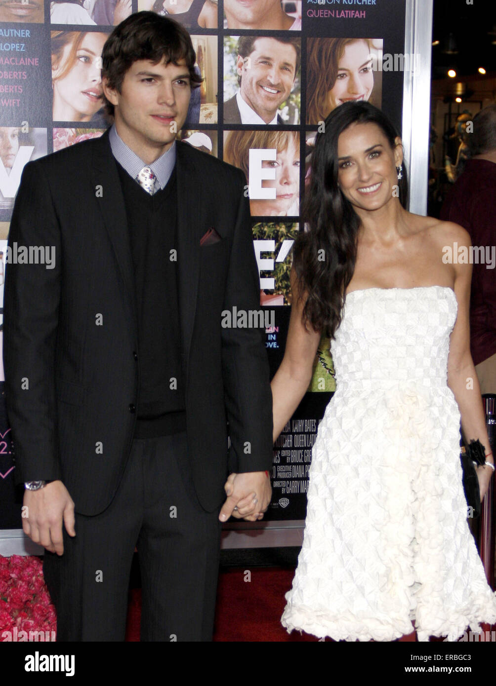 Ashton Kutcher and Demi Moore Stock Photo - Alamy