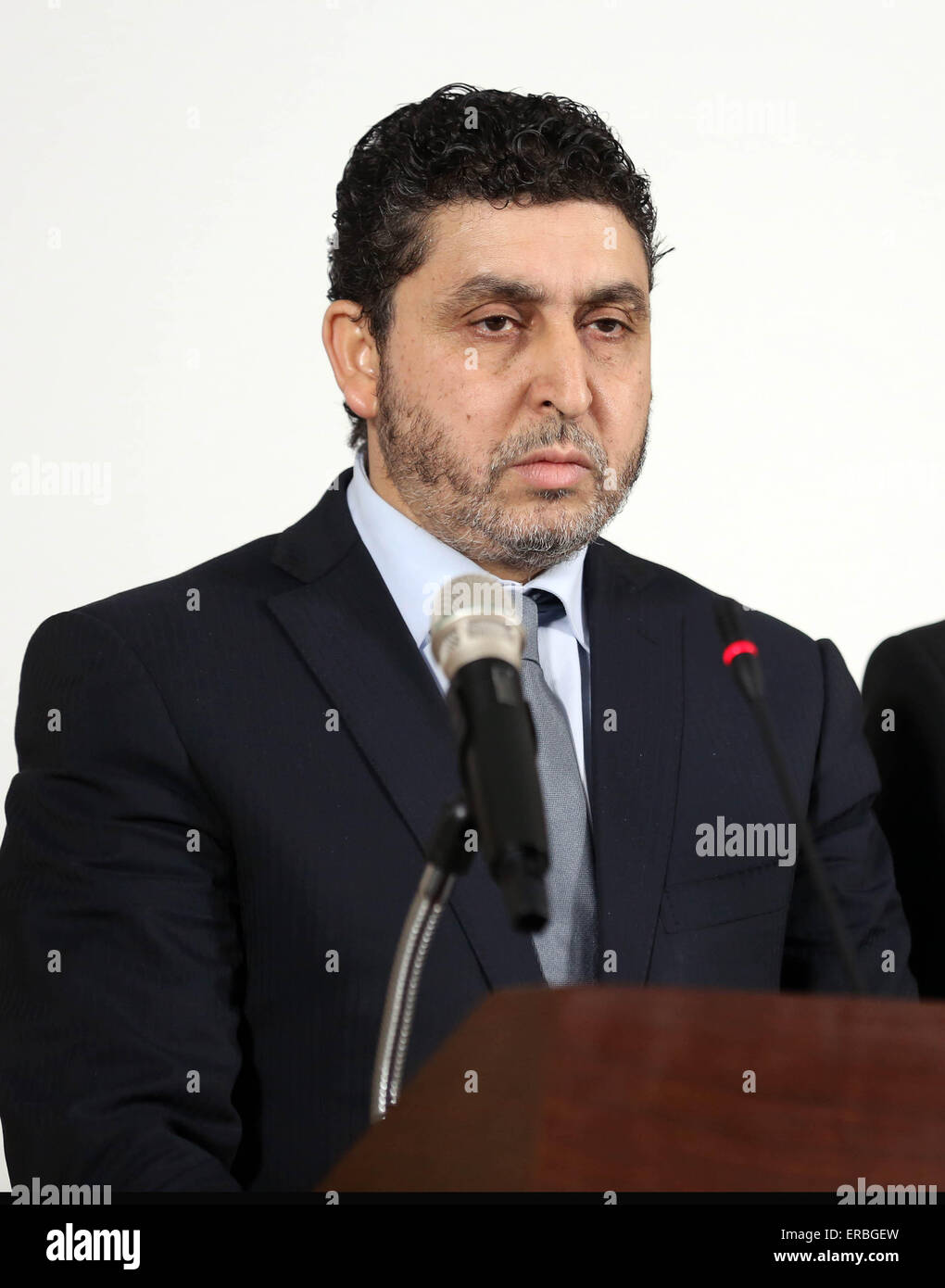 Tripoli, Libya. 31st May, 2015. Prime Minister of Libya's Islamist ...