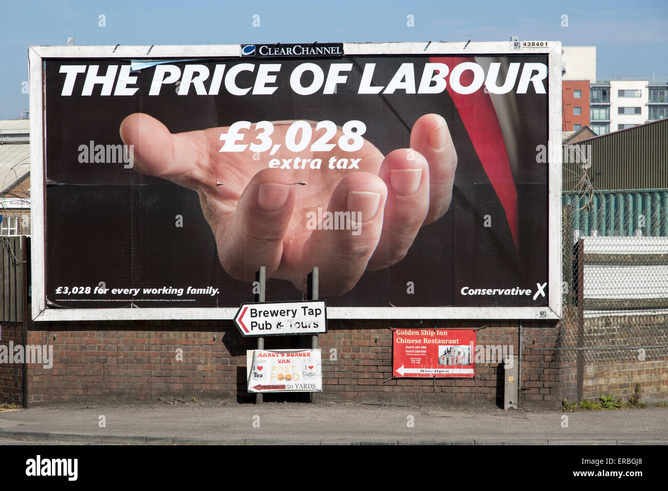 Conservative party poster hi-res stock photography and images - Alamy