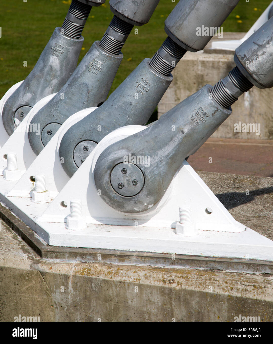 Close up of support structures sir bobby robson foot bridge hi-res stock photography and images ...