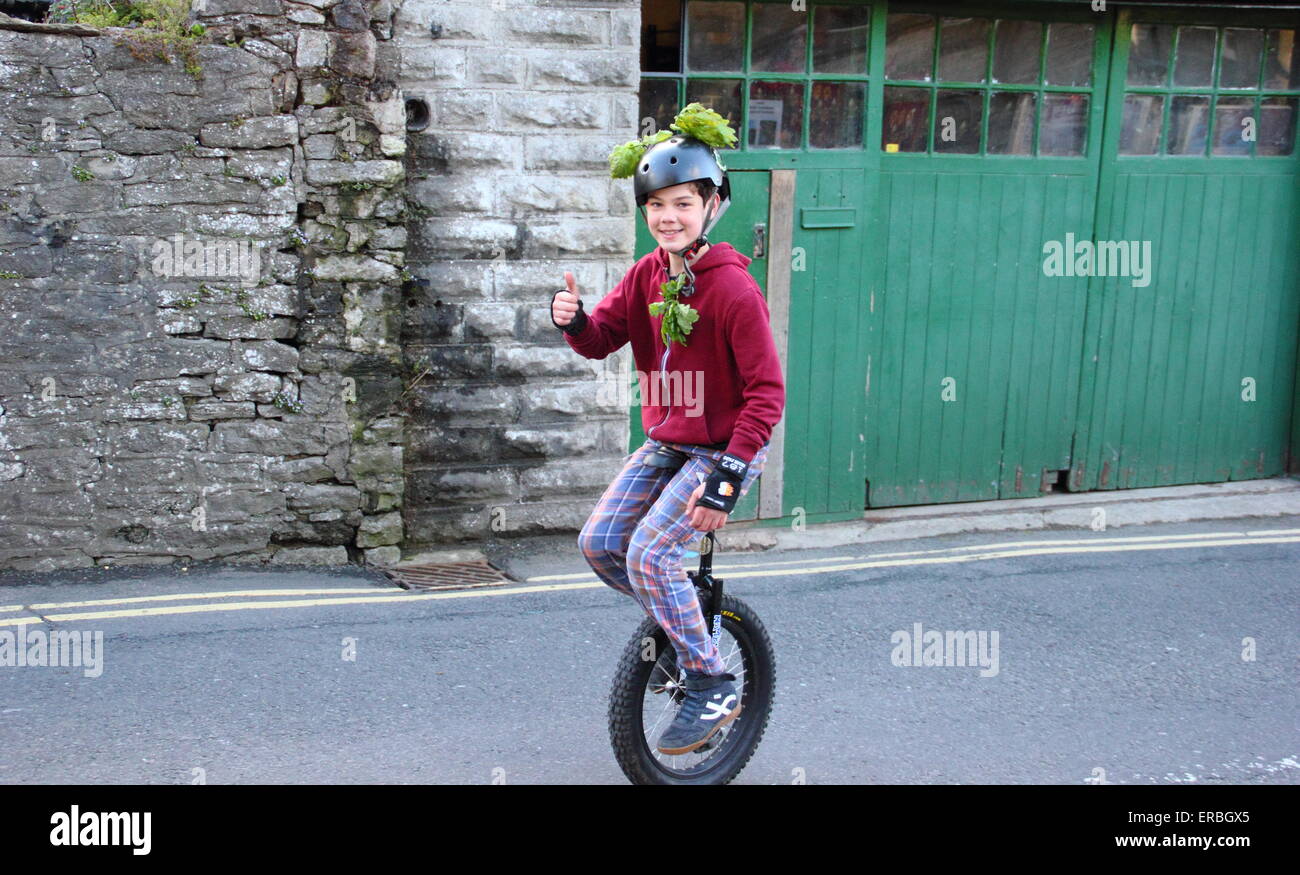 Boy unicycle hi-res stock photography and images - Alamy