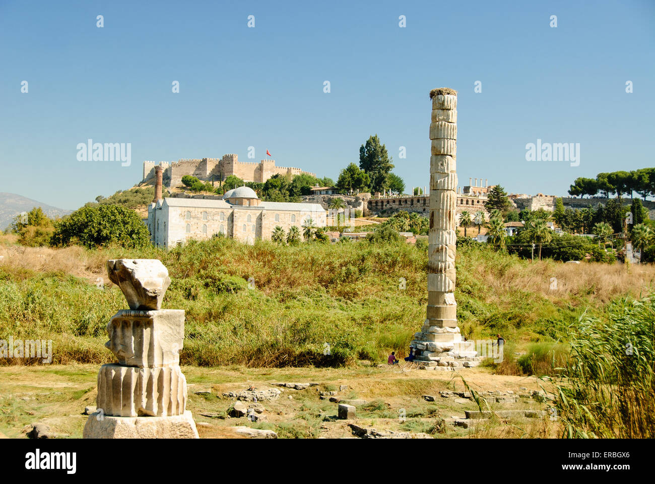 The Temple of Artemis in Turkey. One of the seven ancient wonders of ...