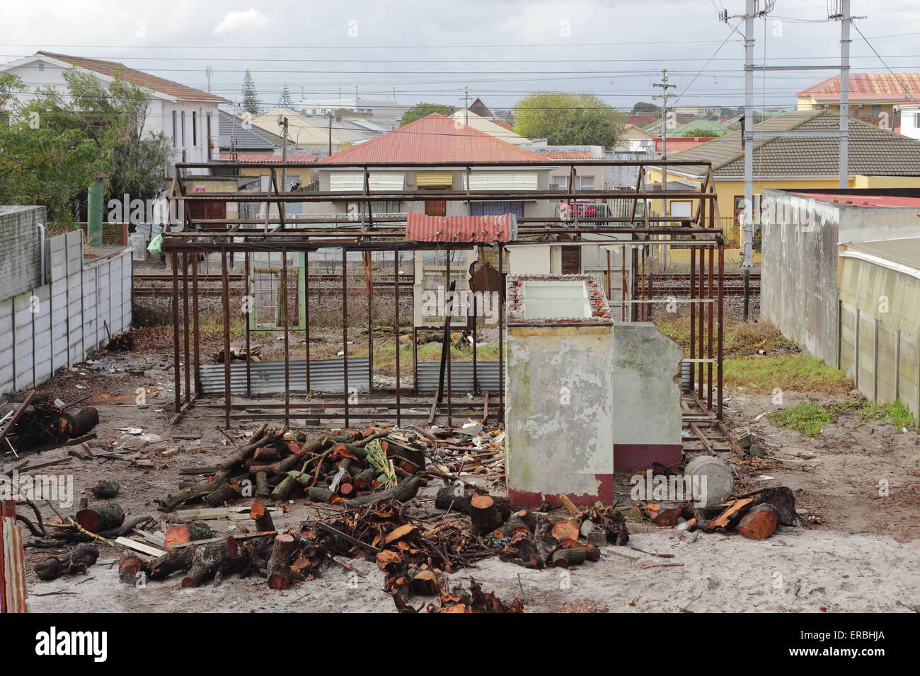 Frame of an old timberframe house dating to the 1900s Stock Photo - Alamy