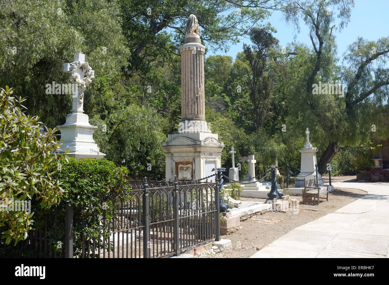 Spanish protestant cemetery hi-res stock photography and images - Alamy