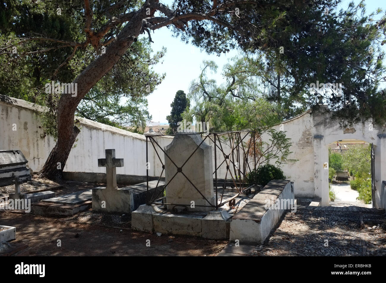 The English Protestant Cemetery, Málaga Spain Stock Photo - Alamy