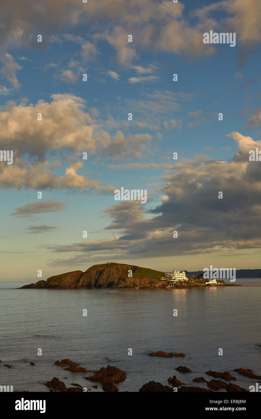 Dawn light burgh island hi-res stock photography and images - Alamy