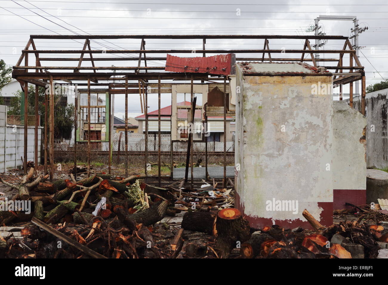 Frame of an old timberframe house dating to the 1900s Stock Photo - Alamy