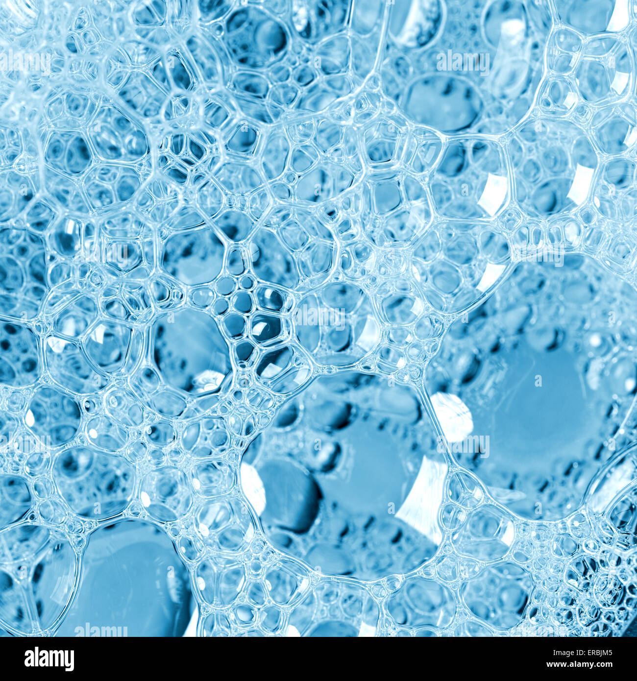 Blue lather closeup background Stock Photo - Alamy