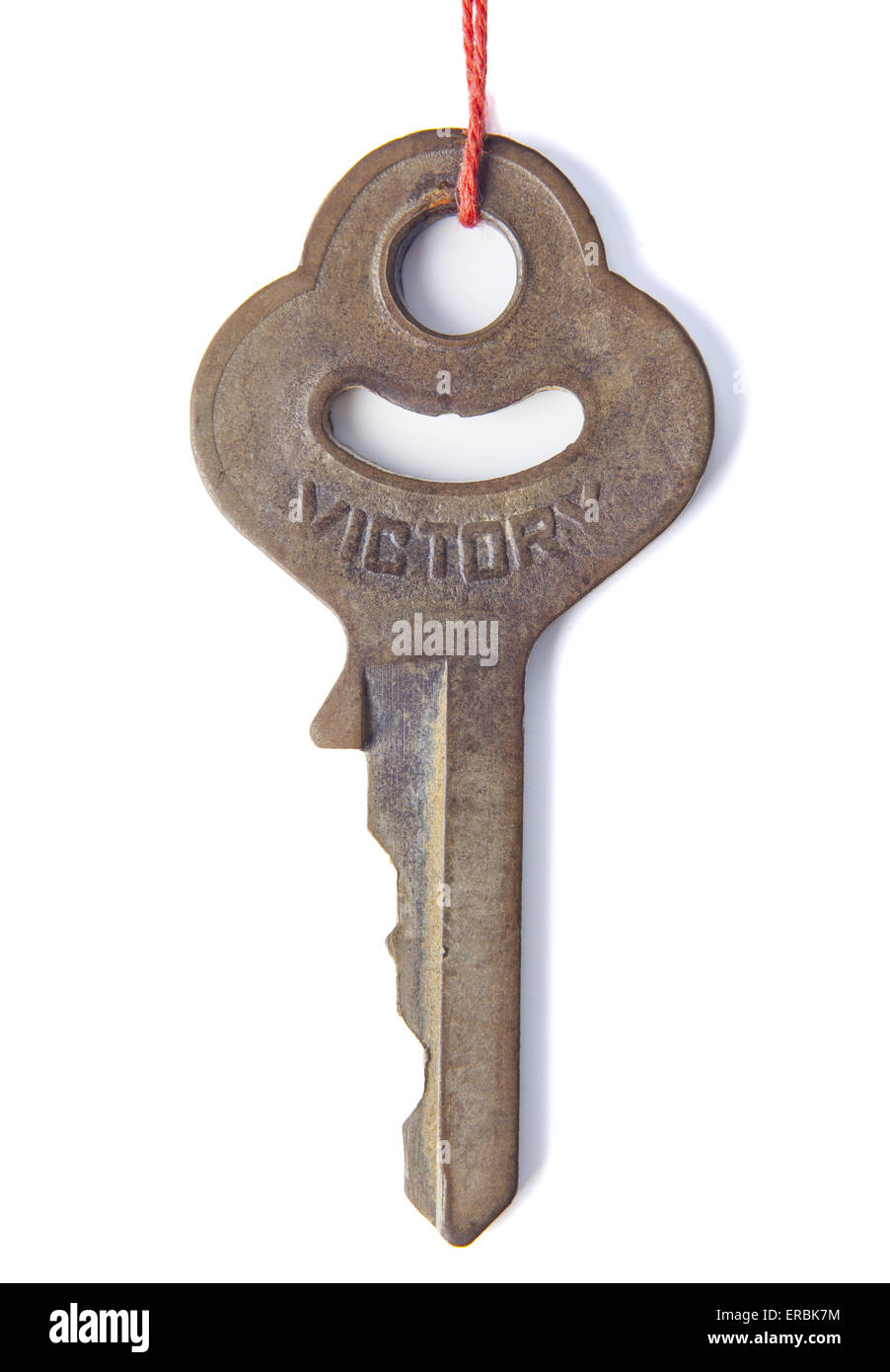 Key isolated on white background Stock Photo - Alamy