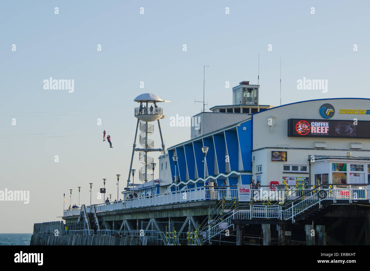 Zip line uk hi-res stock photography and images - Alamy