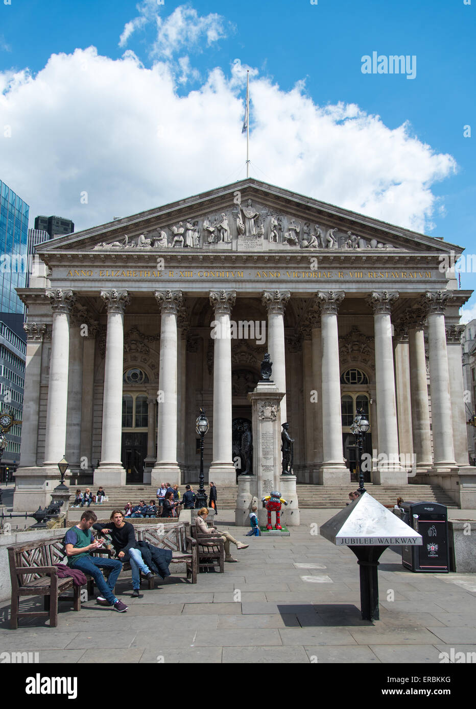 The Royal Exchange, between Threadneedle Street and Cornhill in the ...