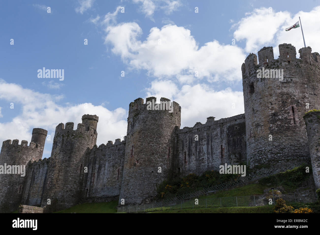Conwy town walls hi-res stock photography and images - Alamy