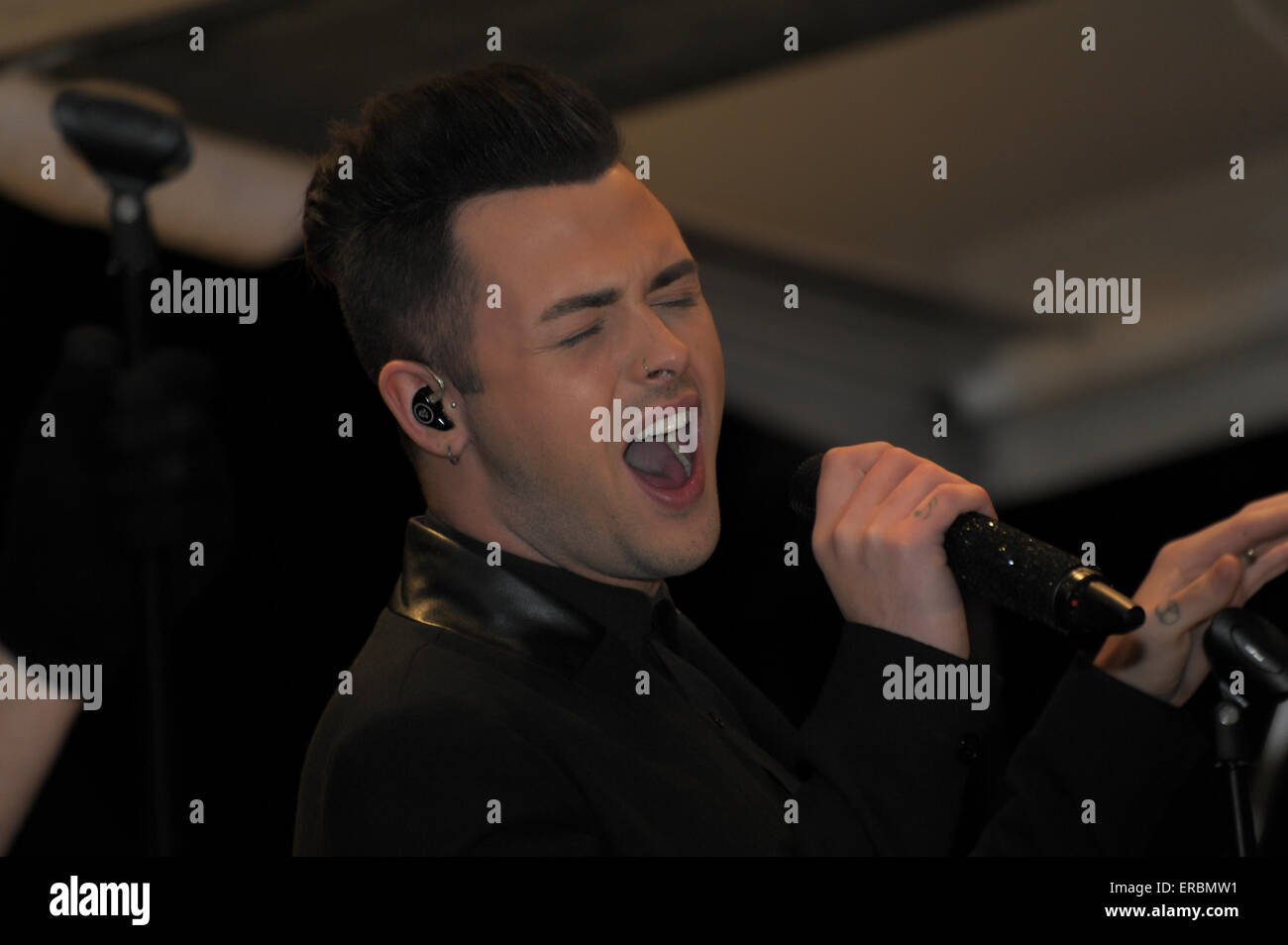 Union J switch on the Christmas lights in Coventry Featuring: JJ ...