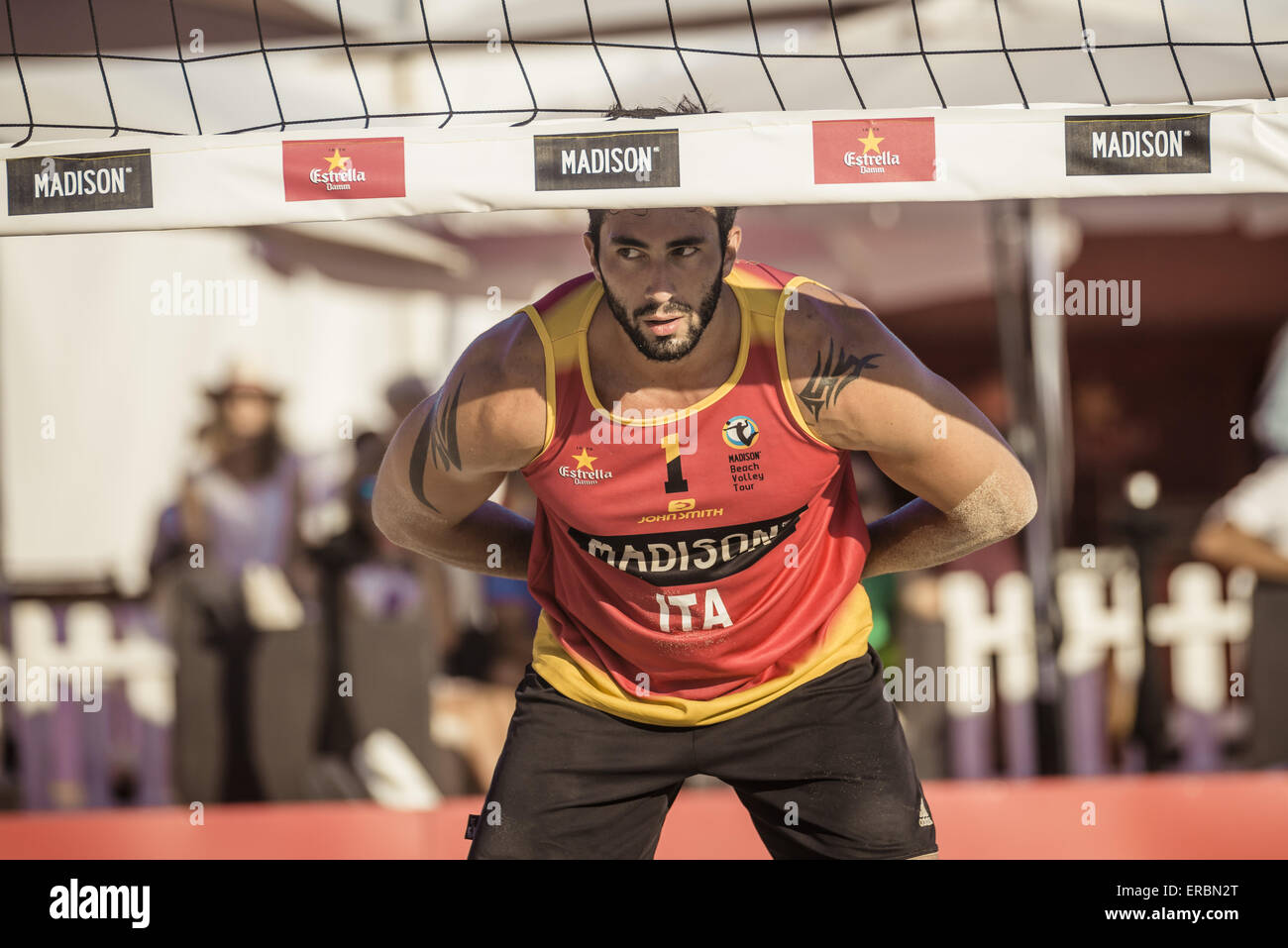 Barcelona, Catalonia, Spain. 31st May, 2015. Italy's MATTEO CECCHINI ...