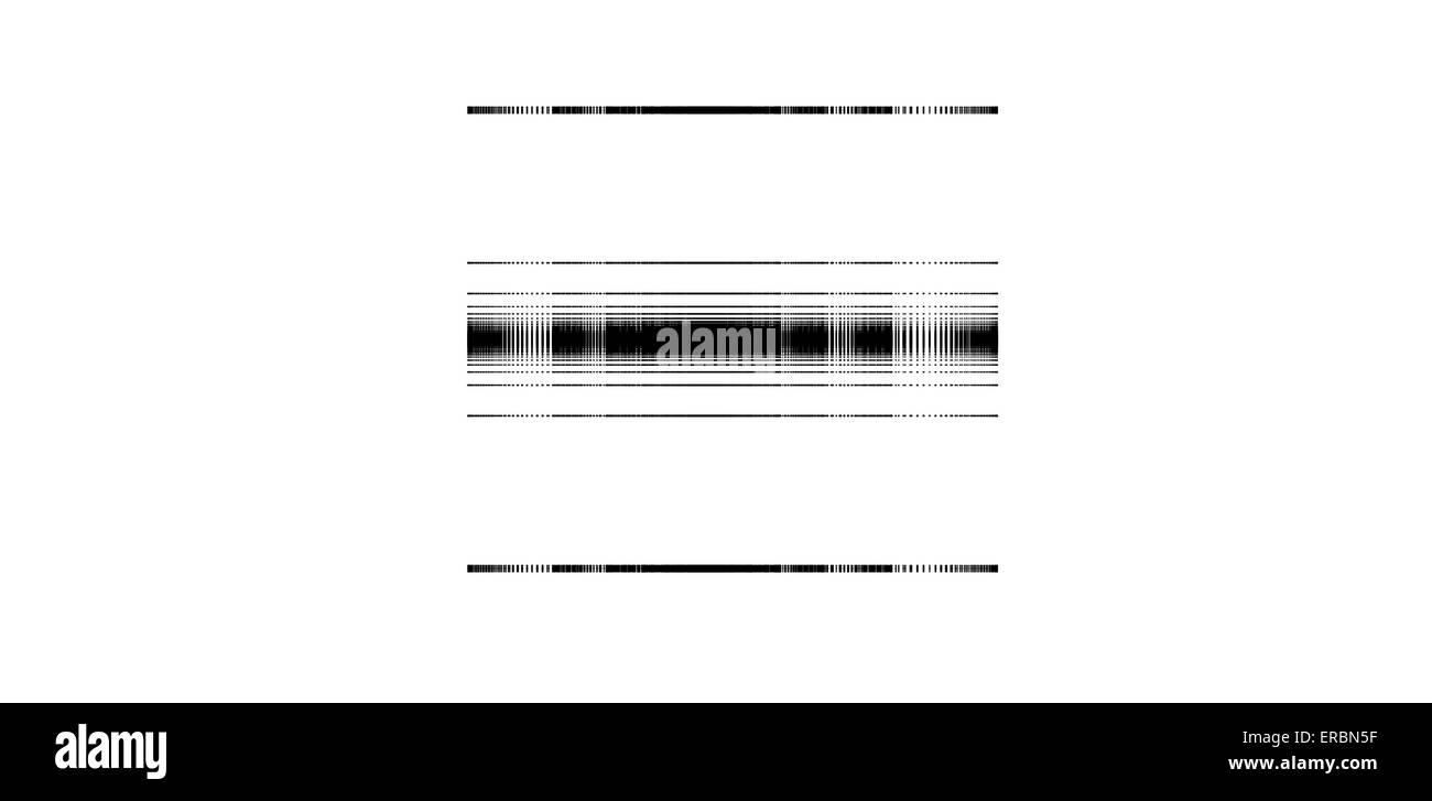 Several black horizontal lines starting from the top and the bottom ...