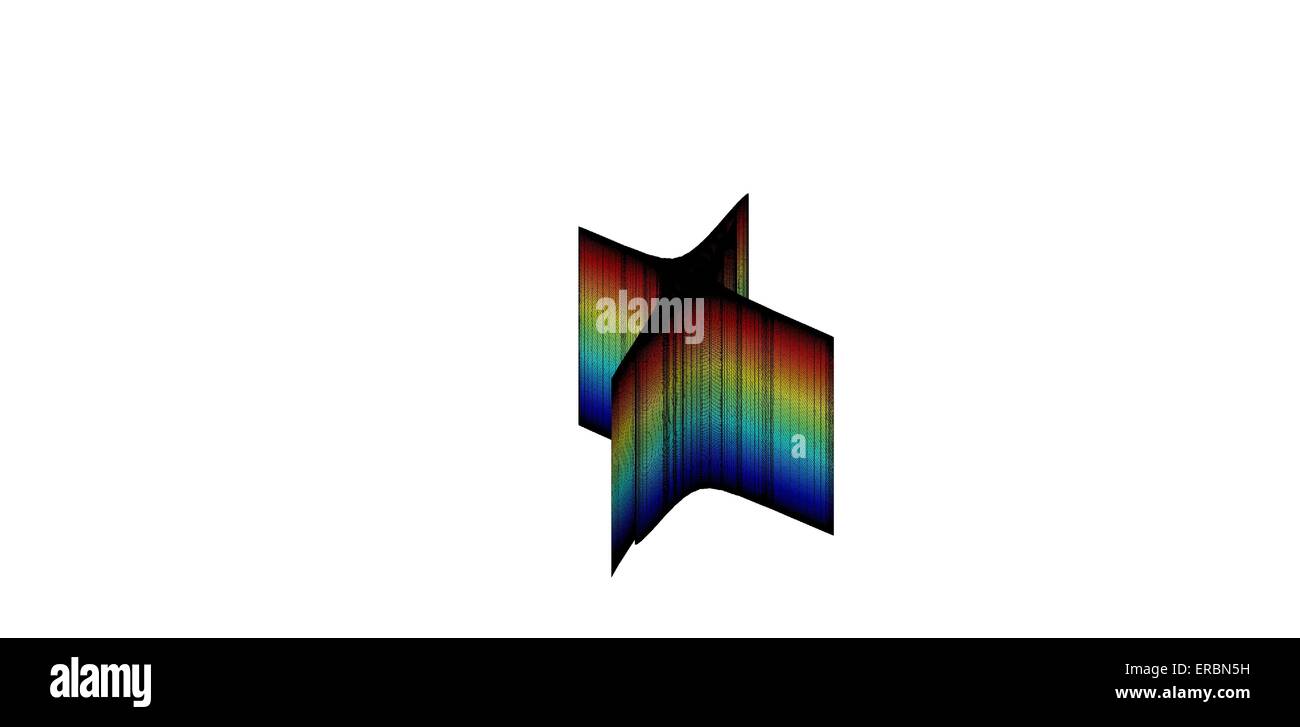 A rainbow colured three-dimensional star Stock Vector Image & Art - Alamy