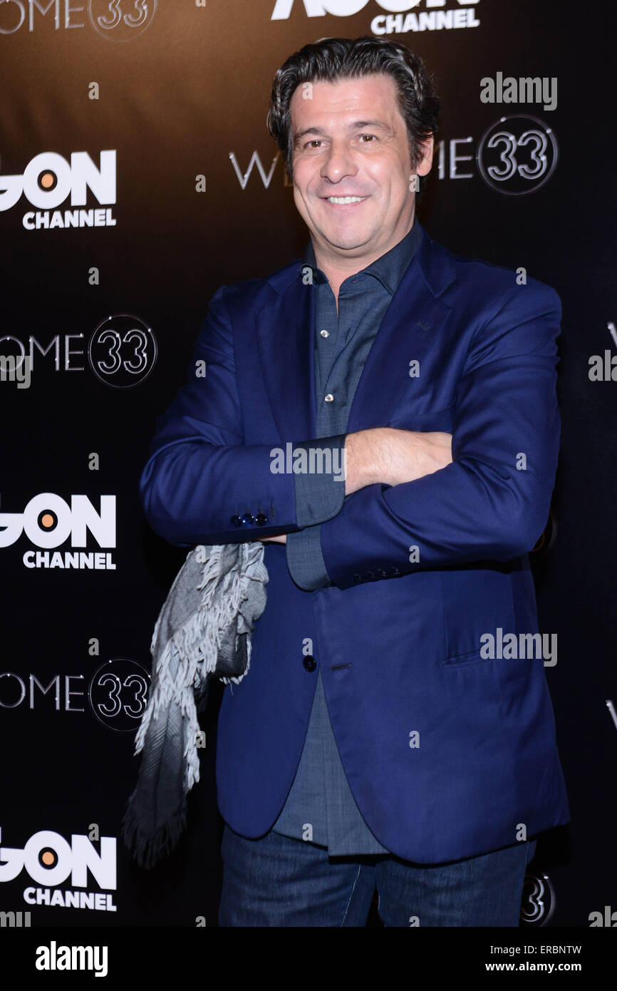Agon Channel launch party - Arrivals Featuring: Nicola Berti Where ...