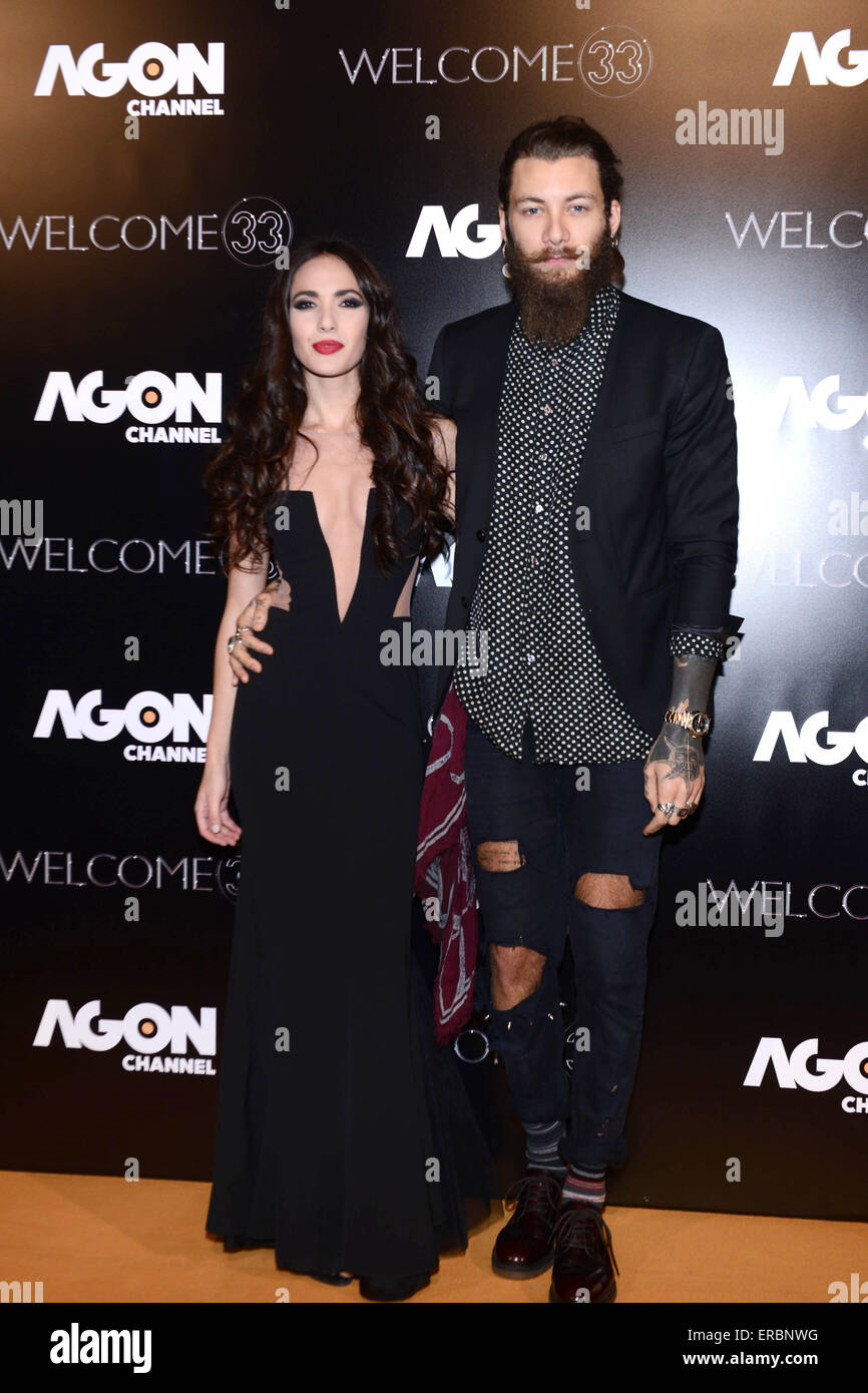 Agon Channel launch party - Arrivals Featuring: Ana Moya,Andrea ...