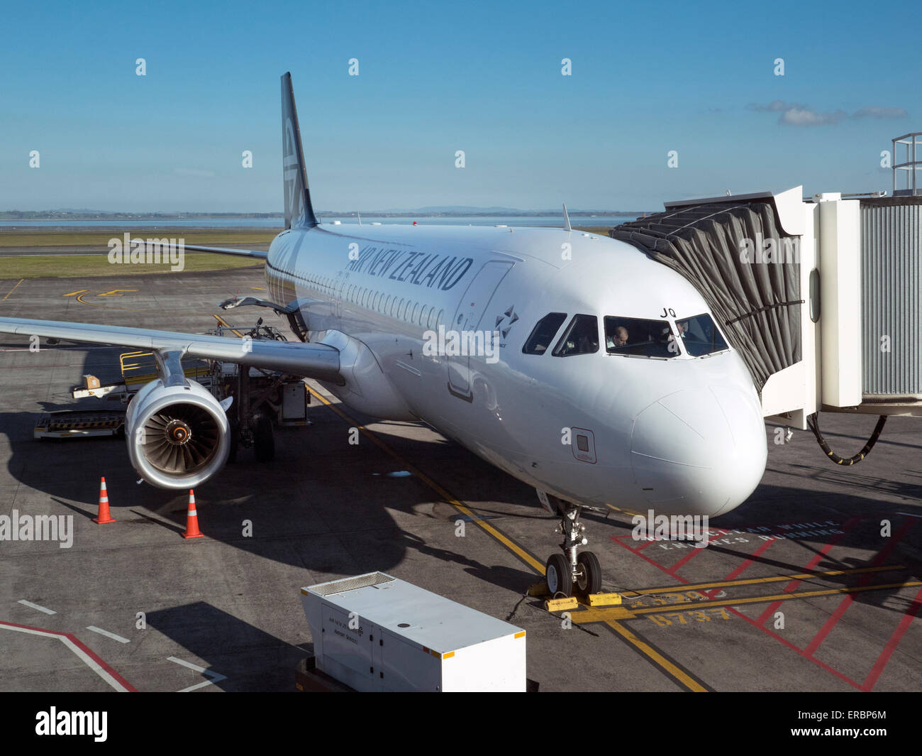 Air New Zealand passenger jet at Auckland Airport Stock Photo - Alamy