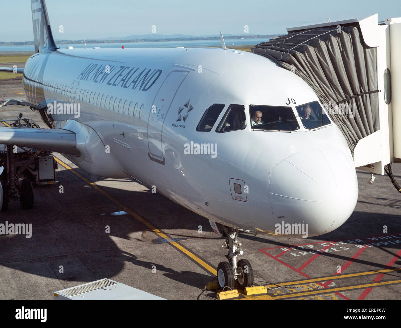 Air New Zealand passenger jet at Auckland Airport Stock Photo - Alamy
