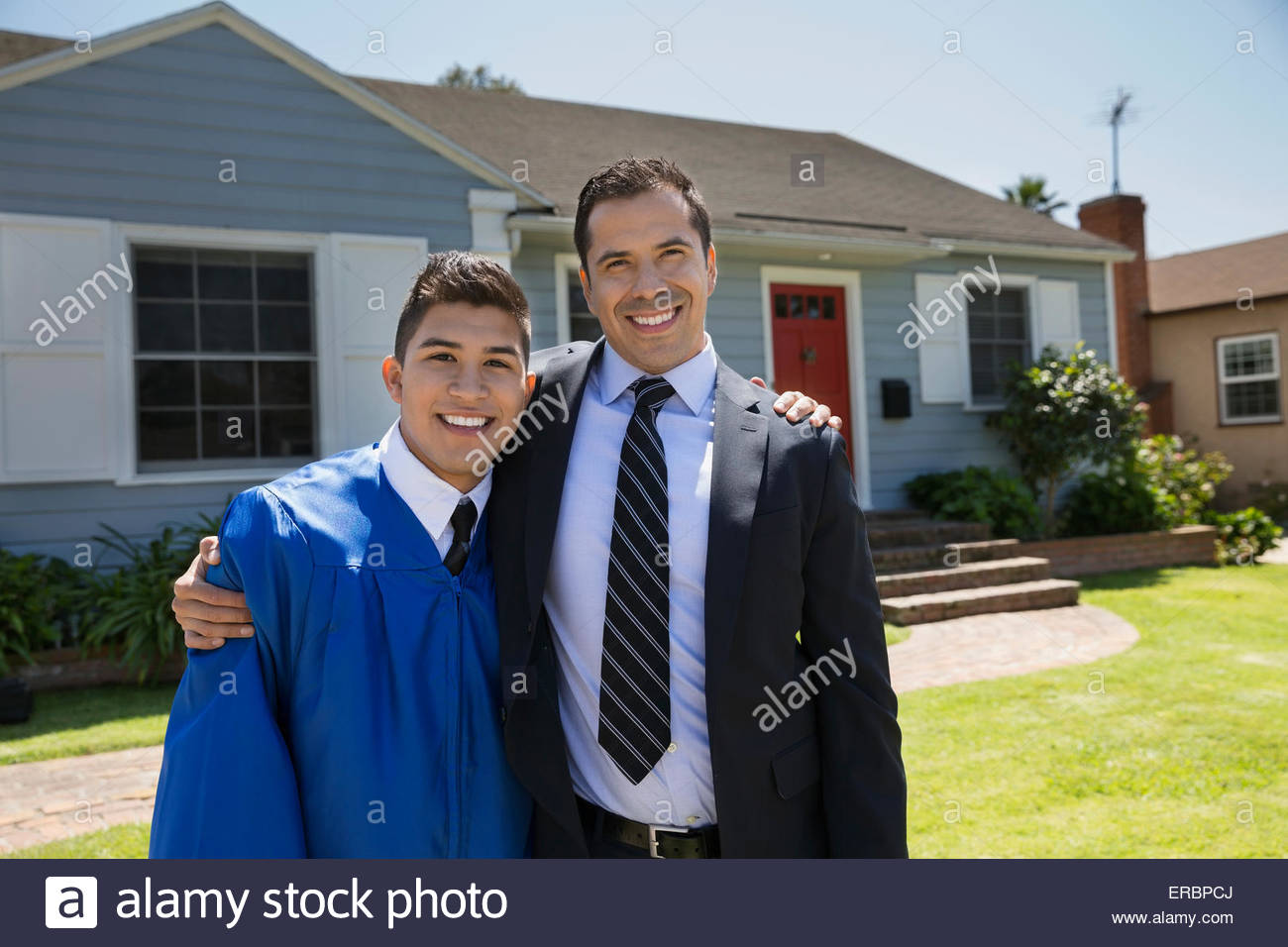 Portrait hispanic father son hi-res stock photography and images - Alamy