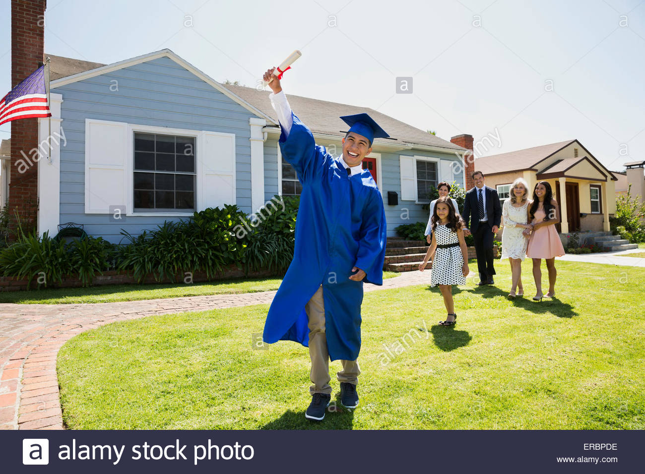 Graduate with diploma hi-res stock photography and images - Alamy