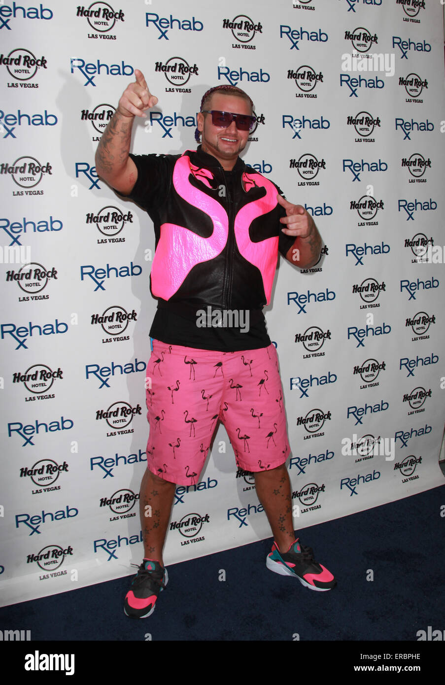Las Vegas, Nevada, USA. 31st May, 2015. Rapper Riff Raff arrives for a ...