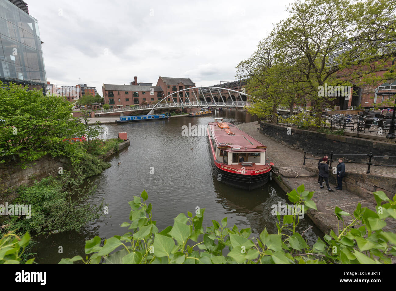 Merchants bridge manchester castlefield hi-res stock photography and ...