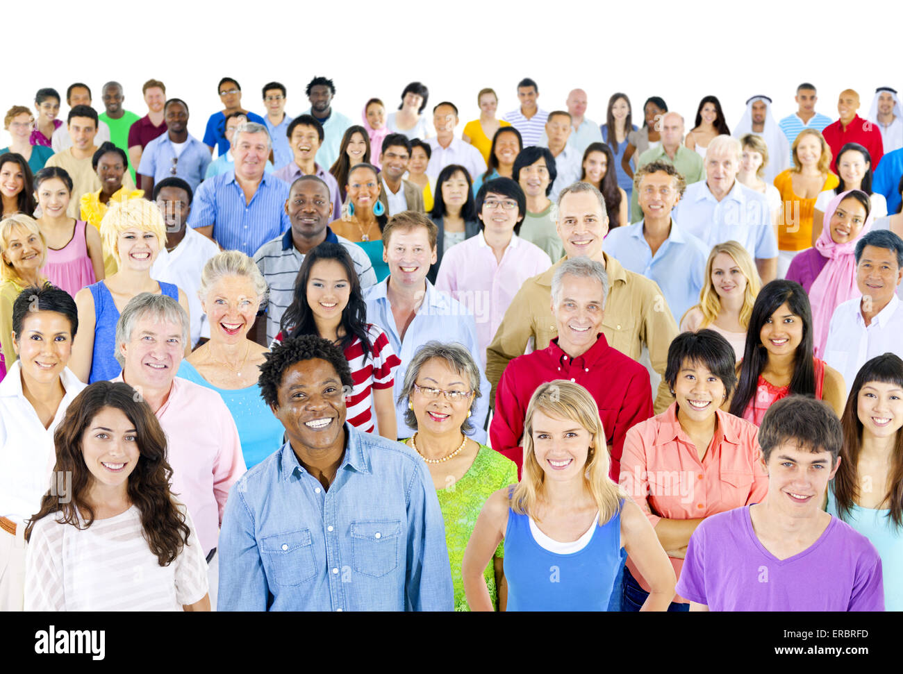 Large group of ethnicity Stock Photo - Alamy
